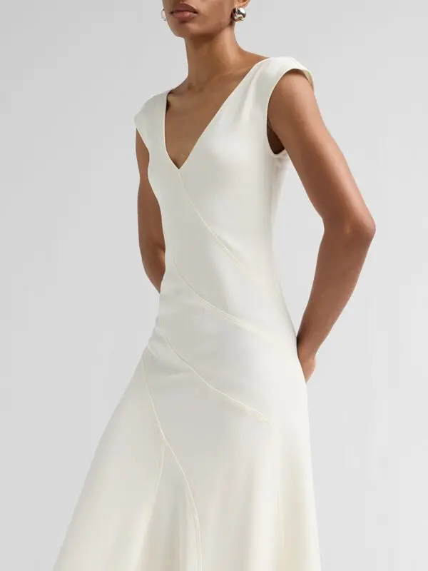 Proenza Schouler Romana Double-face Crepe Midi-dress