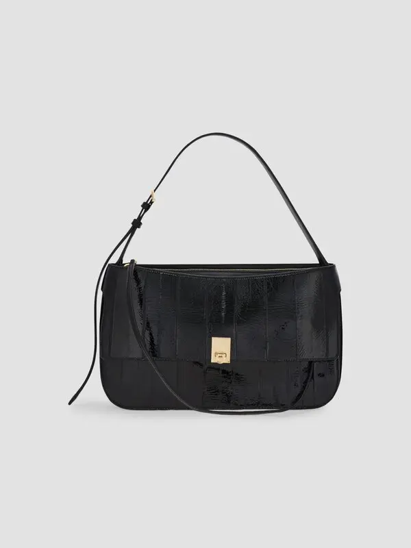 FERRAGAMO Cara Small Eel-skin Shoulder Bag