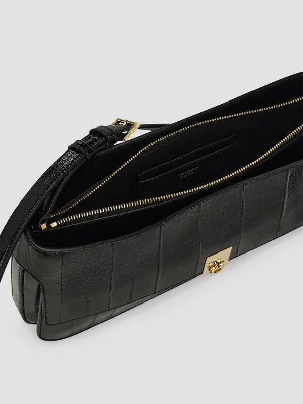 FERRAGAMO Cara Small Eel-skin Shoulder Bag