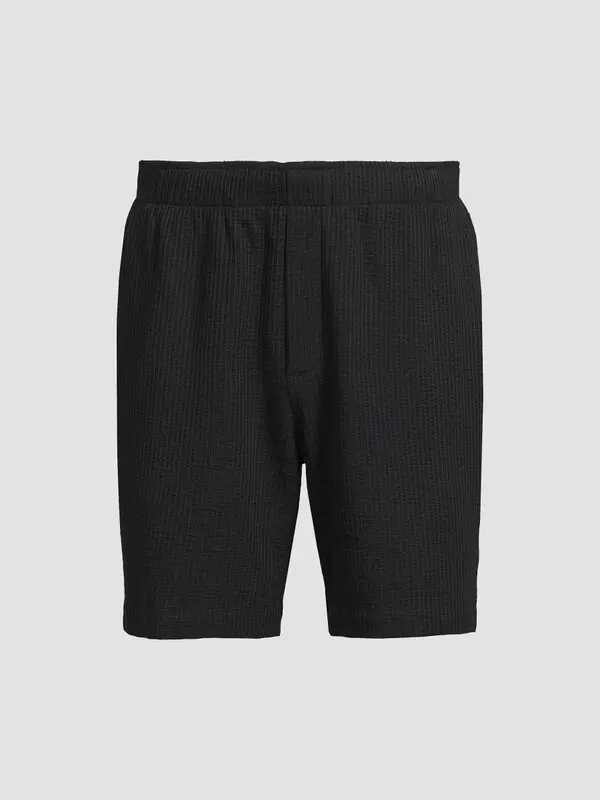 Vince Striped Seersucker Knit Shorts
