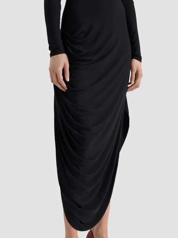 Proenza Schouler White Label Imogen Ruched Stretch-jersey Midi Dress