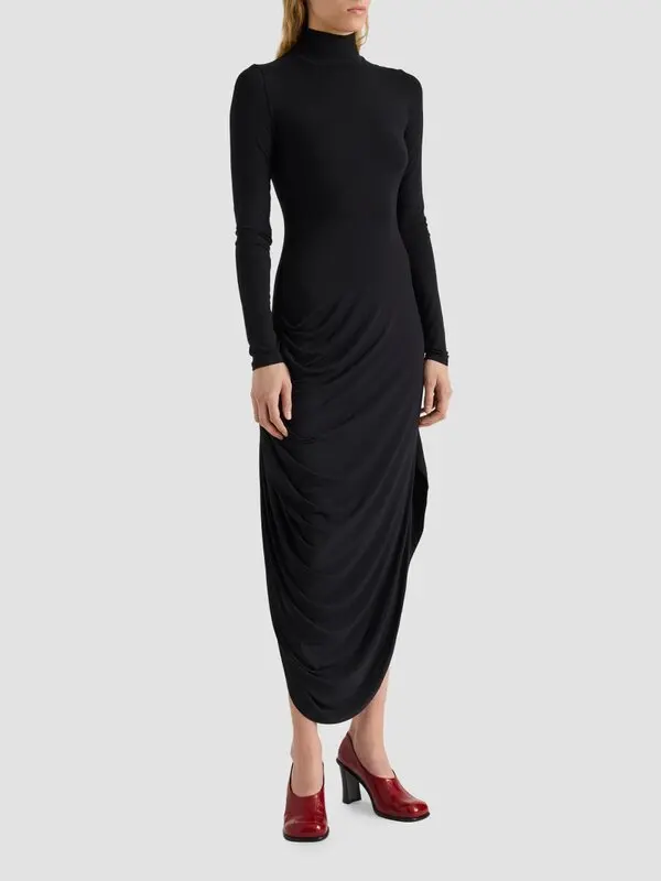 Proenza Schouler White Label Imogen Ruched Stretch-jersey Midi Dress