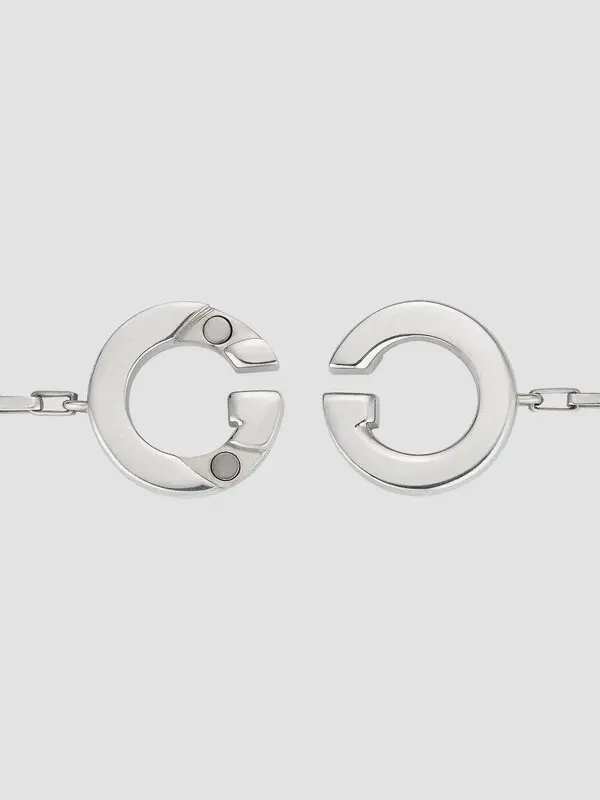 Gucci Interlocking Sterling Bracelet - Silver