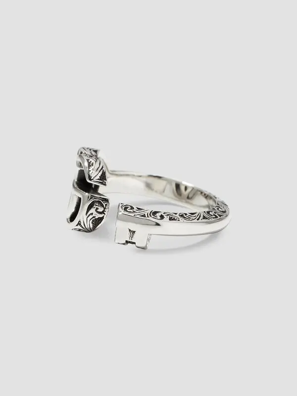 Gucci Gg Marmont Key Sterling Ring