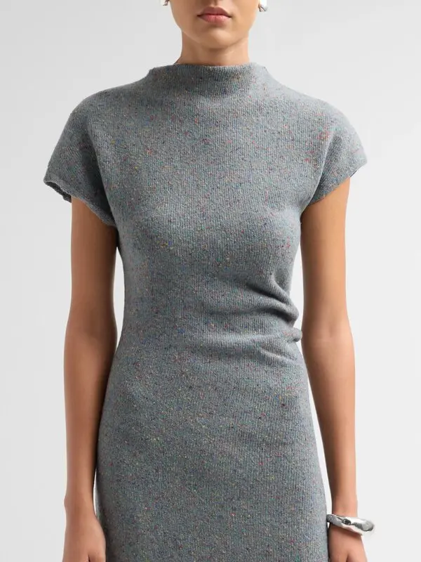 Proenza Schouler Abie Donegal-knit Wool Midi Dress