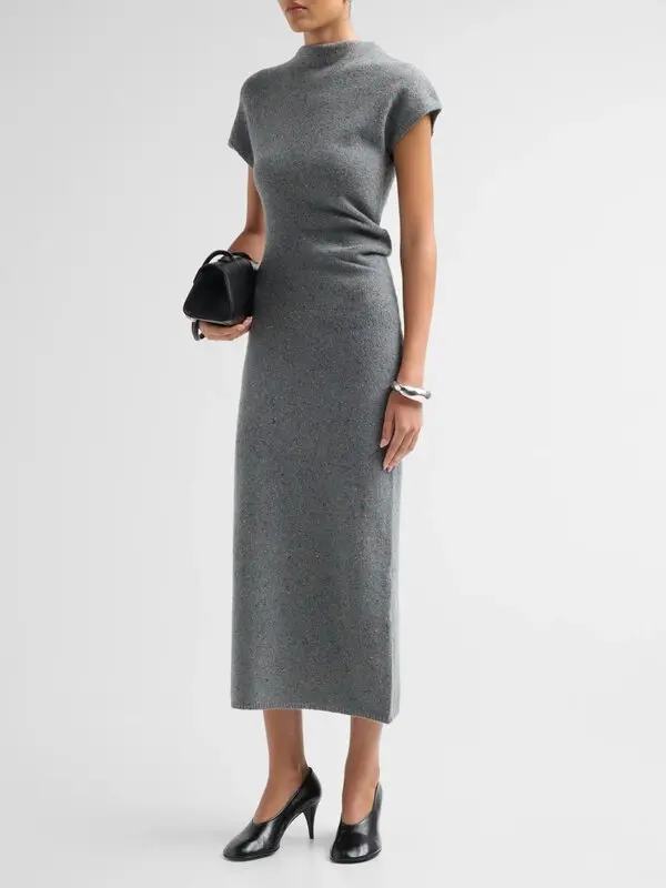 Proenza Schouler Abie Donegal-knit Wool Midi Dress
