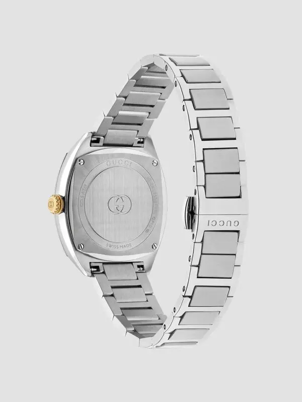 Gucci Interlocking Two-tone Stainless Steel & 0.04 Tcw Diamond Bracelet Watch/29mm