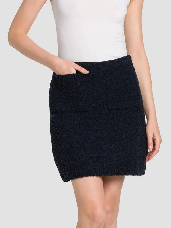 Bottega Veneta Bouclé Knit Miniskirt