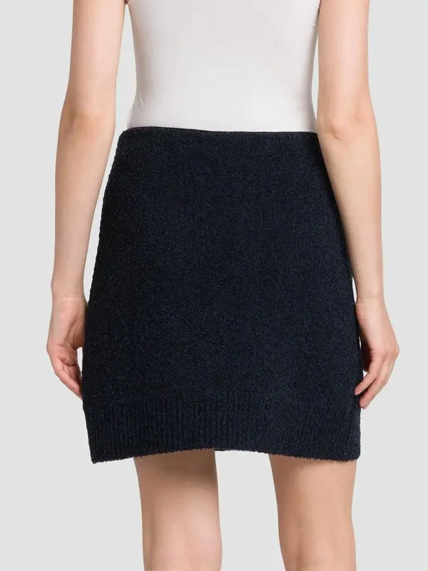 Bottega Veneta Bouclé Knit Miniskirt
