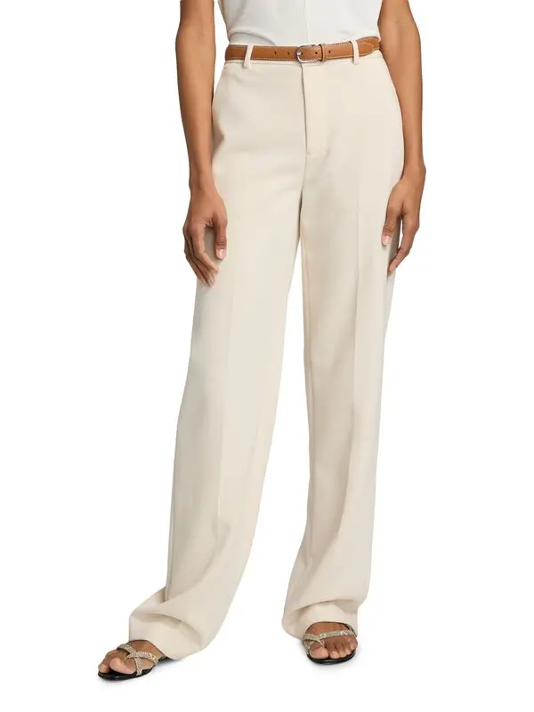 Vince Elsa High-rise Straight-leg Trousers