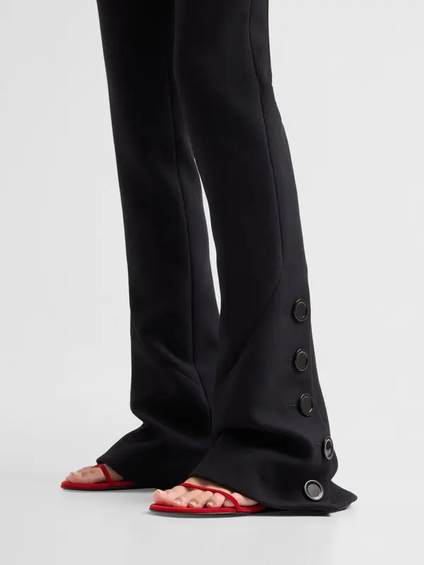 Proenza Schouler Althea Stretch Double-wool Pants