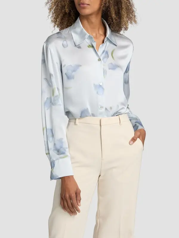 Vince Petal Blur Relaxed Shirt