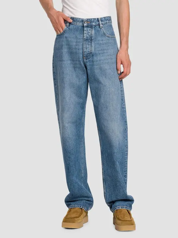 Bottega Veneta Vintage Indigo Wash Wide-leg Jeans