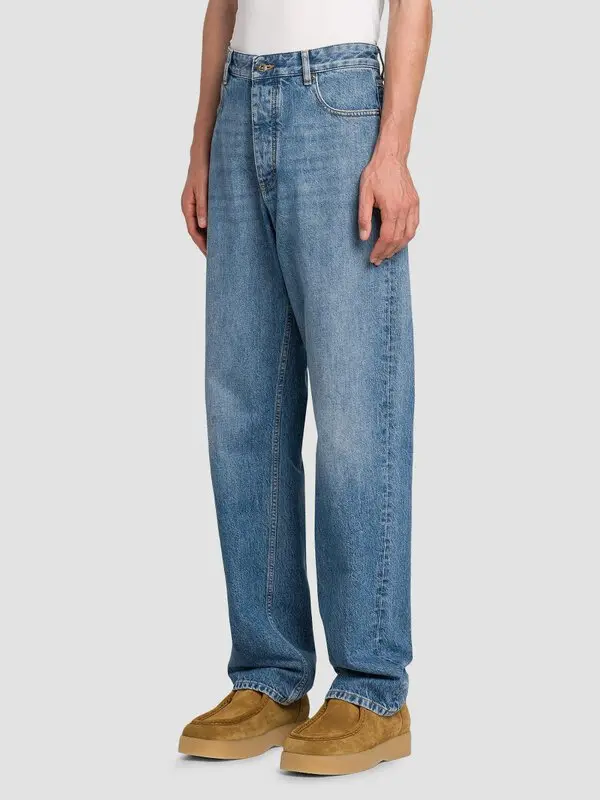 Bottega Veneta Vintage Indigo Wash Wide-leg Jeans