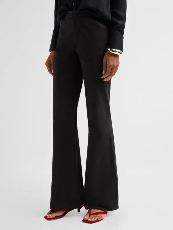 Vince Stretch Cotton Flare Pants