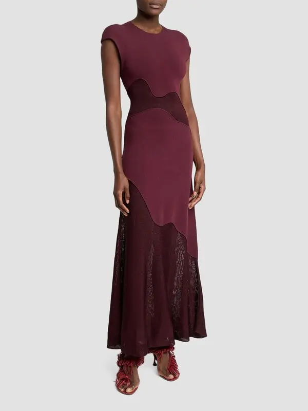 Proenza Schouler Maissa Mix Media Maxi Dress