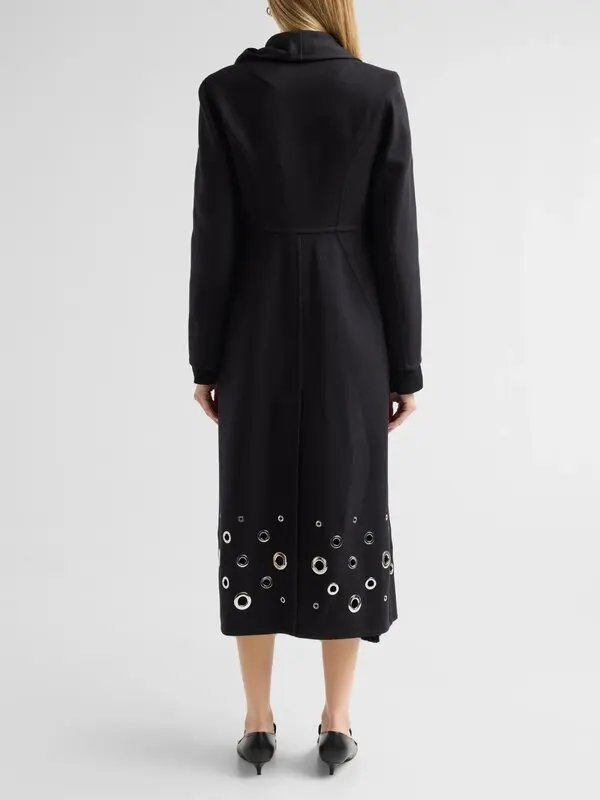 Proenza Schouler Alix Compact Melton Wool Coat