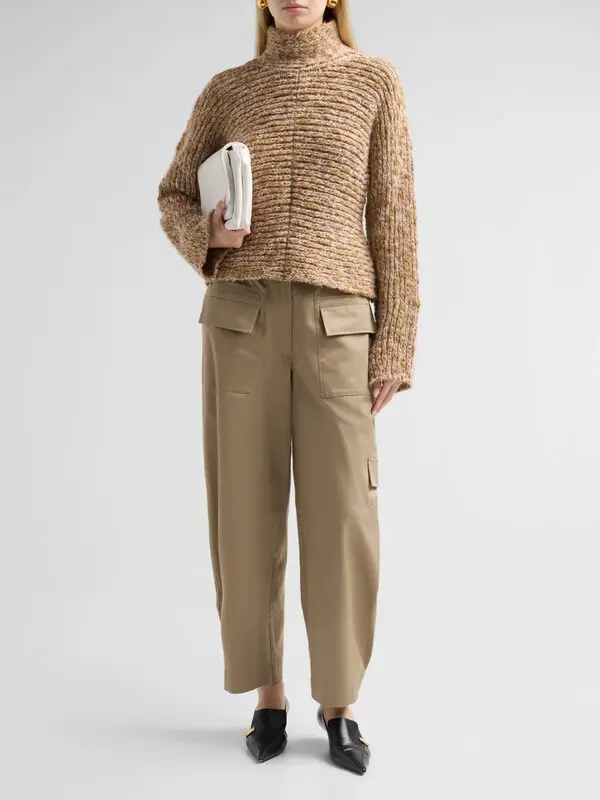 Proenza Schouler White Label Talla Cotton Twill Pants