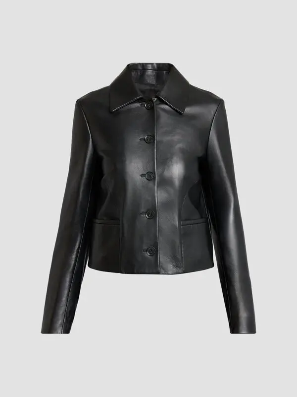 Proenza Schouler Kenza Leather Jacket - Black