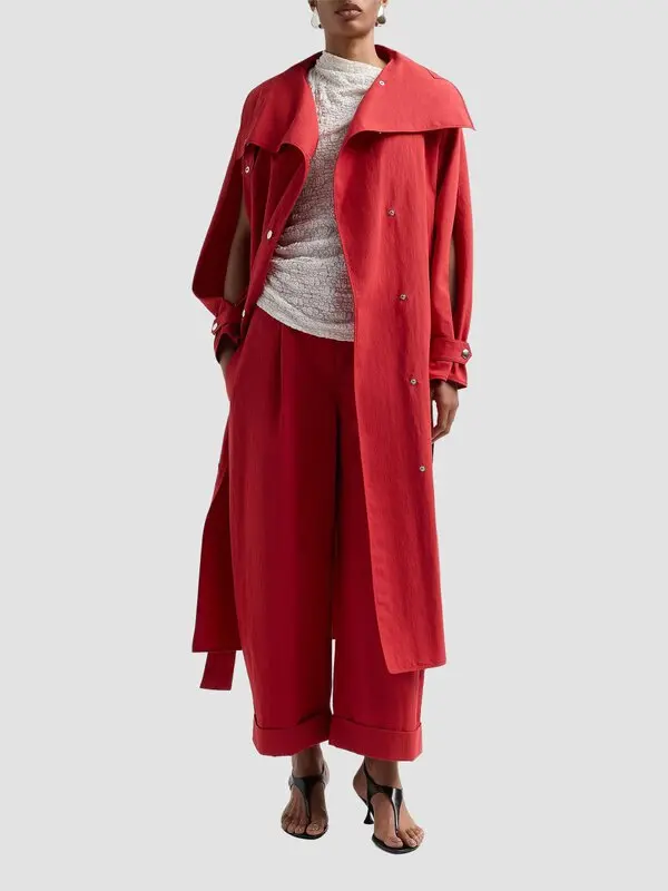 Proenza Schouler White Label Corey Cotton-blend Trench Coat
