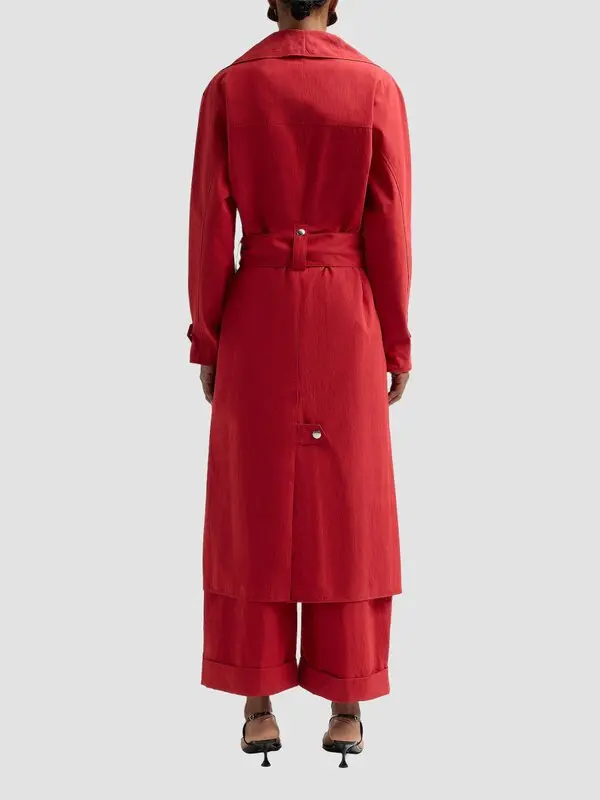 Proenza Schouler White Label Corey Cotton-blend Trench Coat