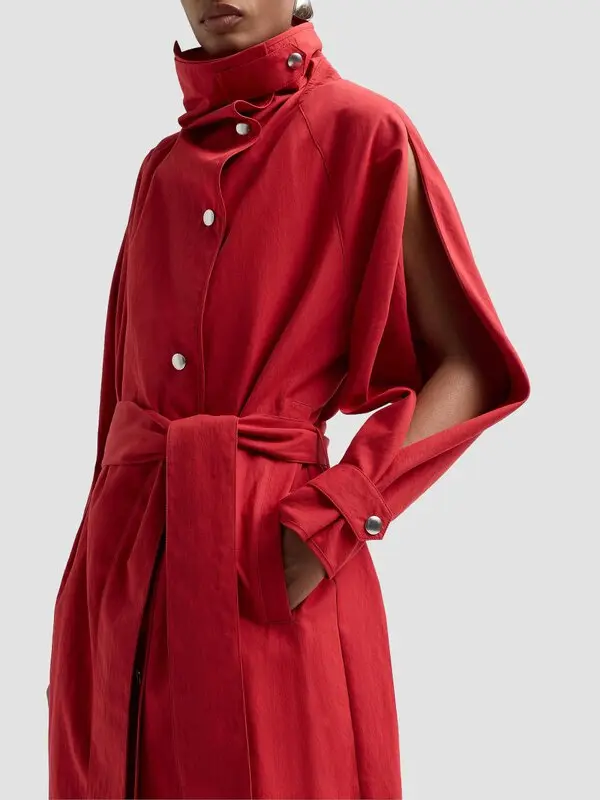 Proenza Schouler White Label Corey Cotton-blend Trench Coat