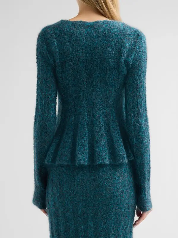 Proenza Schouler Joelle Looped Mohair-blend Top