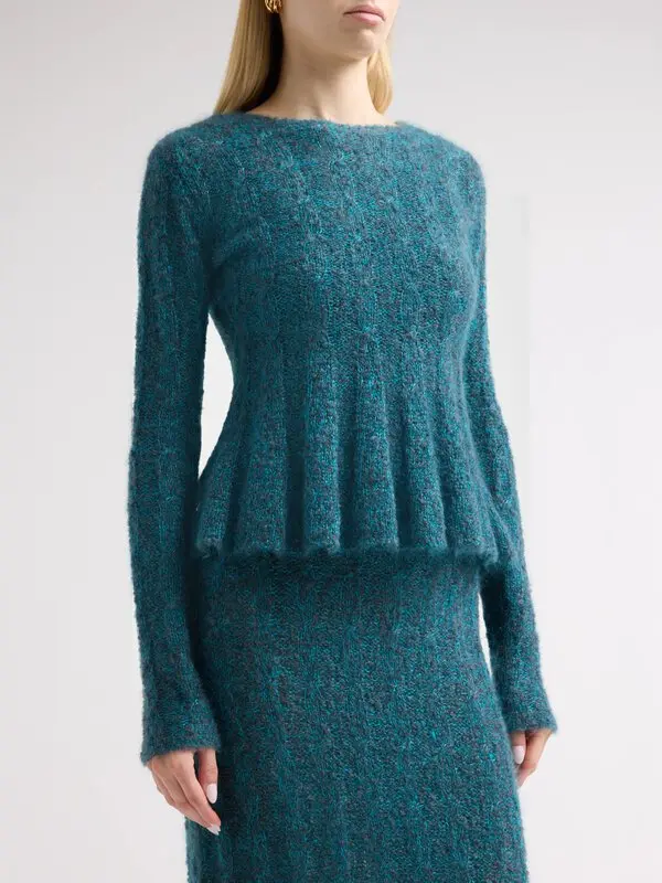 Proenza Schouler Joelle Looped Mohair-blend Top