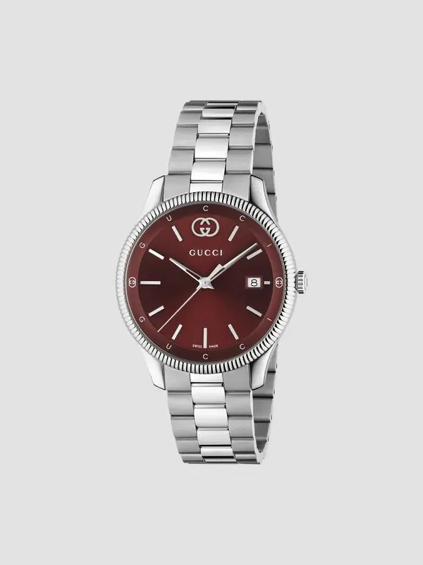 Gucci G-timeless Stainless Steel Bracelet Watch/38mm