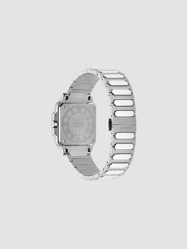 Gucci G-flat 30mm Roman Numeral Bracelet Watch