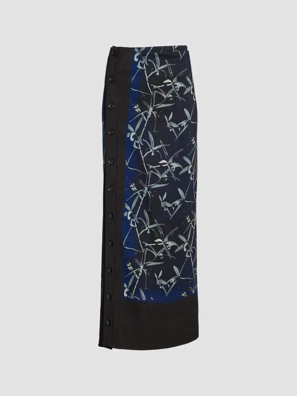 Proenza Schouler Anais Printed Maxi Skirt