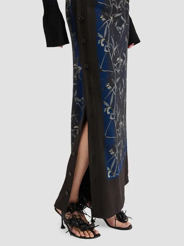 Proenza Schouler Anais Printed Maxi Skirt