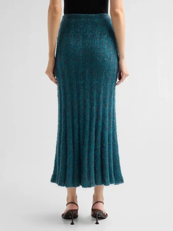 Proenza Schouler Joelle Looped Mohair-blend Midi Skirt
