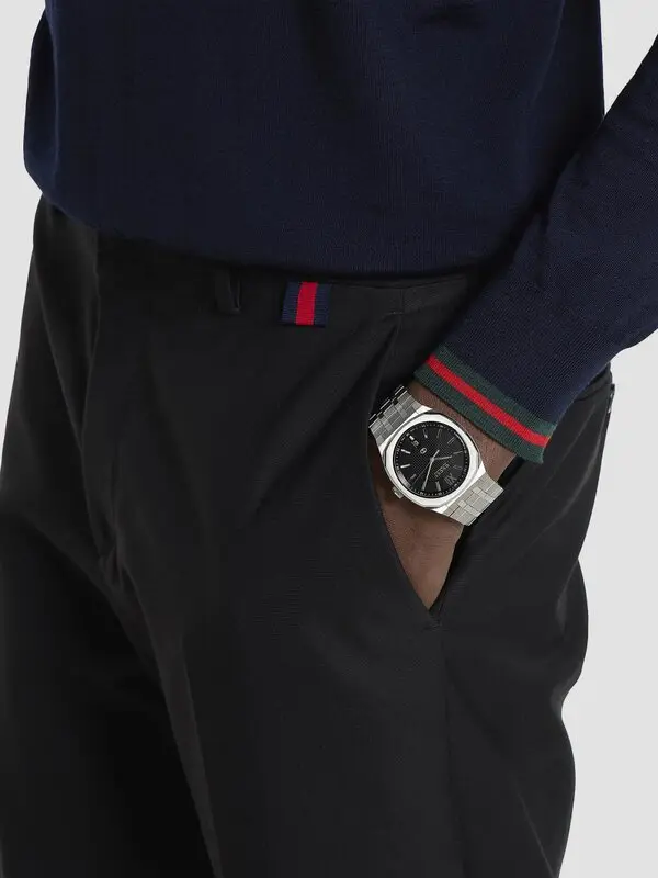 Gucci 25h Lg40 Bracelet Watch - Black