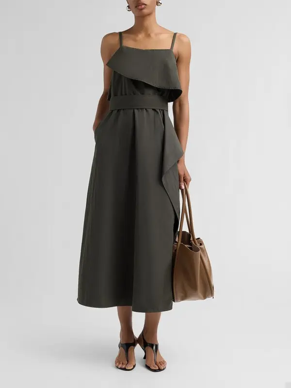 Proenza Schouler White Label Reign Cotton-blend Midi Dress
