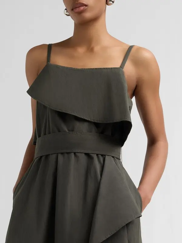 Proenza Schouler White Label Reign Cotton-blend Midi Dress