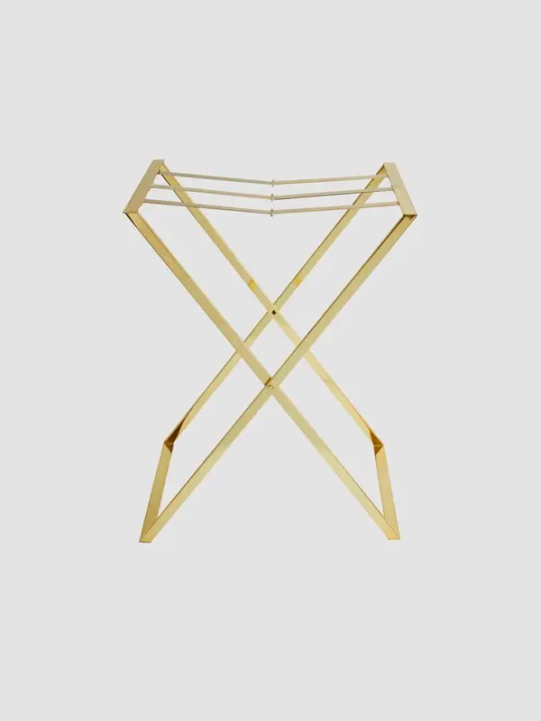 Aerin Solid Brass Stand - Gold
