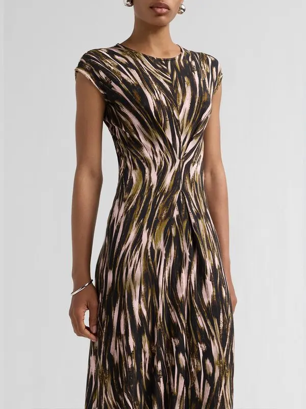 Proenza Schouler White Label Miranda Printed Jersey Midi Dress