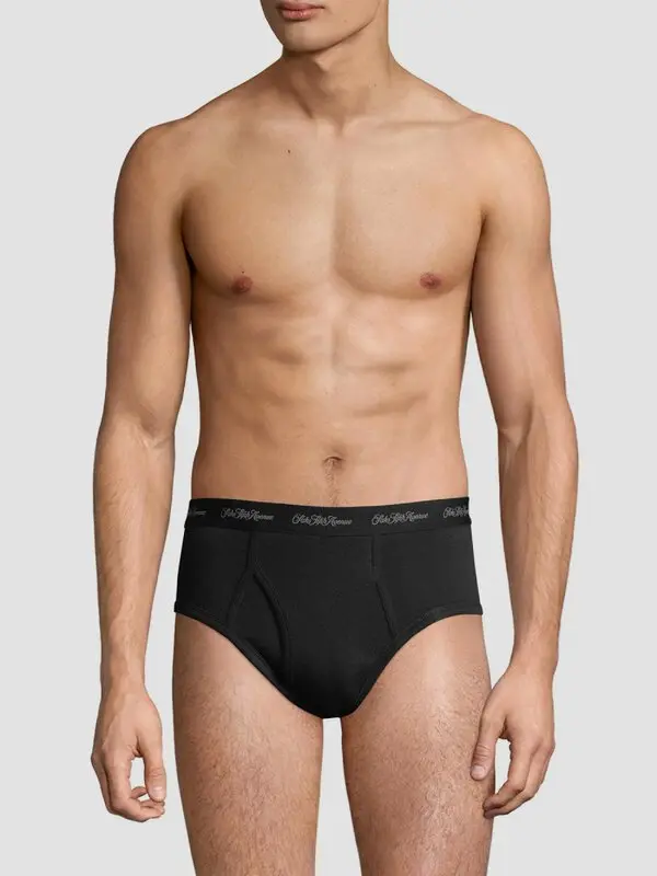 SAKS FIFTH AVENUE Collection 3-pack Boxer Briefs - Black