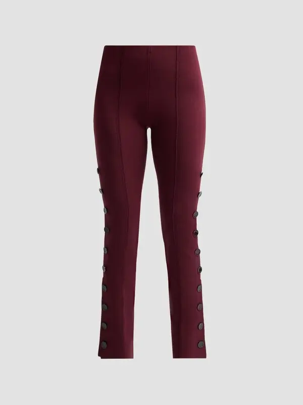 Proenza Schouler Martina Button Pants - Amarone