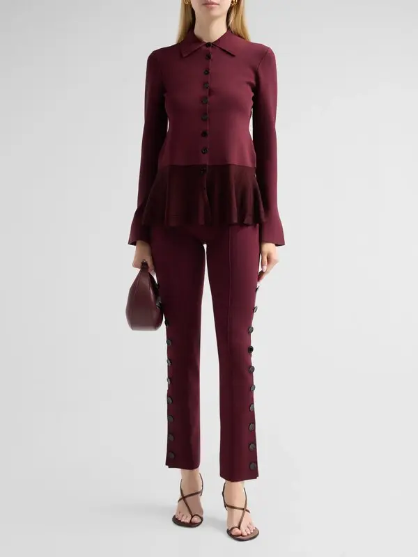 Proenza Schouler Martina Button Pants