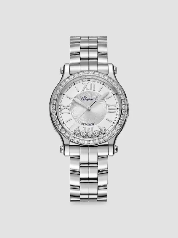 Chopard Happy Sport Stainless Steel & Diamond Bracelet Watch