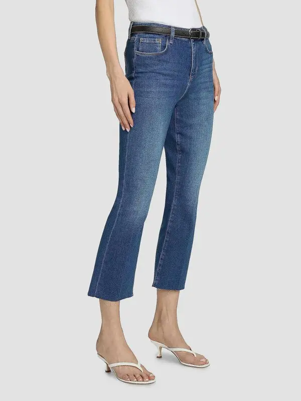 L'Agence Kendra Crop Flare Jeans
