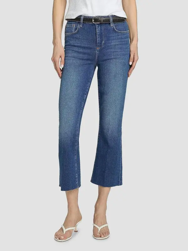 L'Agence Kendra Crop Flare Jeans
