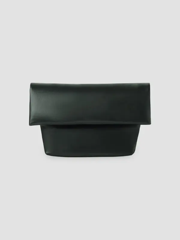 A.L.C. Finn Leather Clutch - Forest