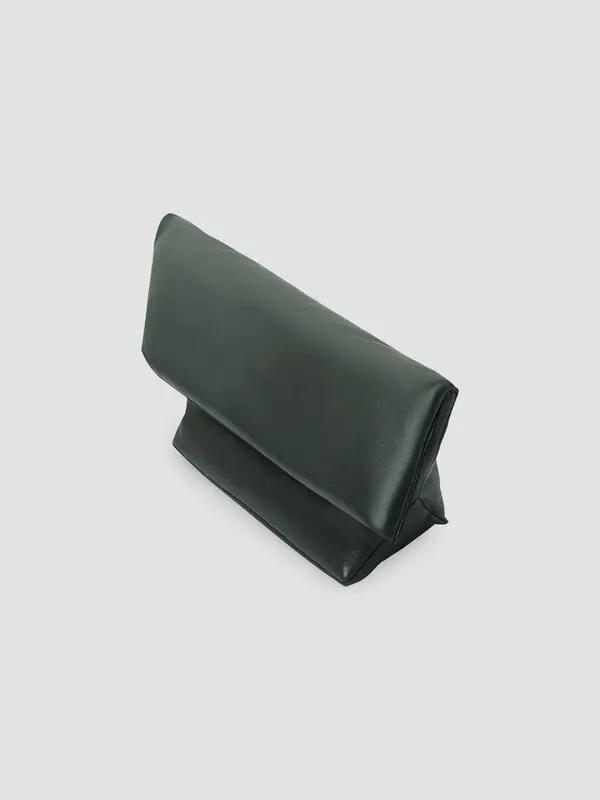 A.L.C. Finn Leather Clutch - Forest