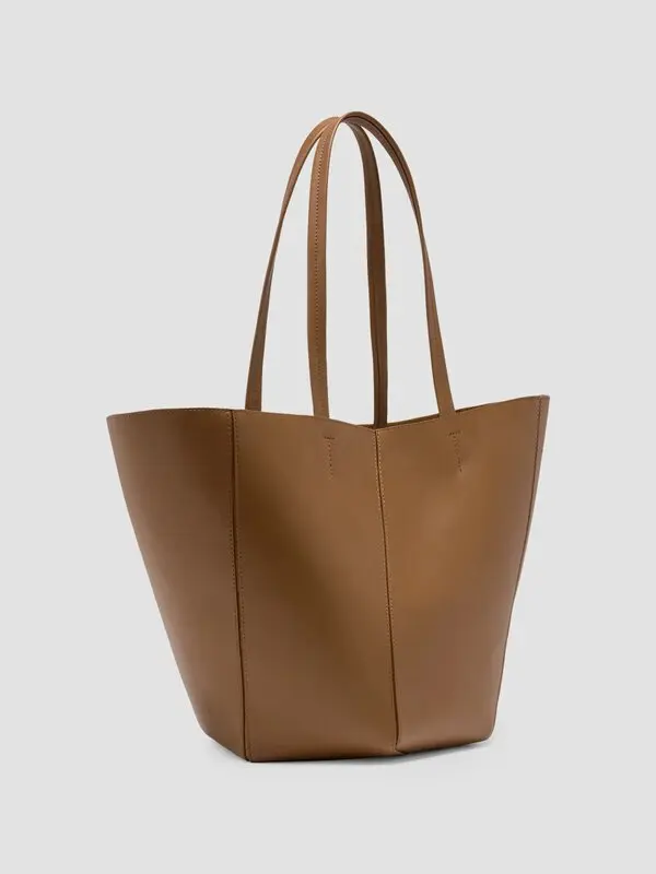 Proenza Schouler Hex Leather Tote Bag - Walnut