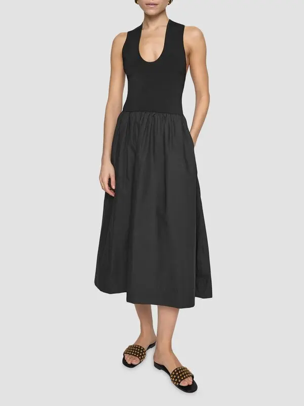 Rebecca Minkoff Belle Combo Tank Midi-dress