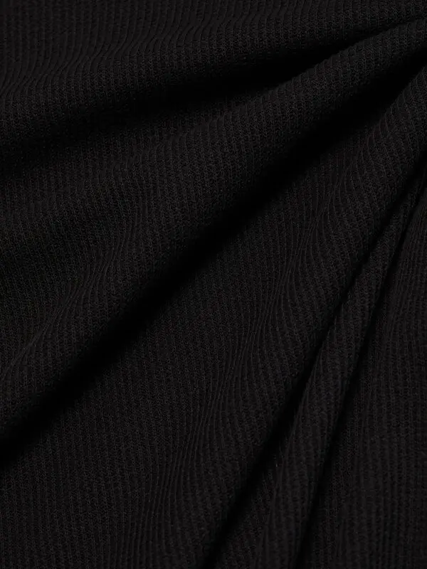 Vince Macro Rib-knit Johnny Collar Shirt