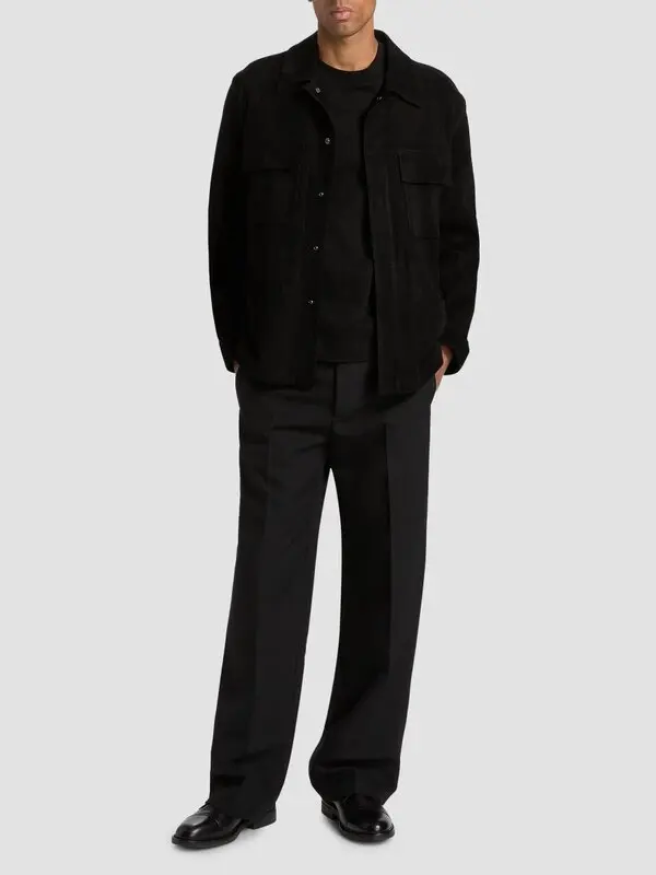 Vince Suede Shirt Jacket